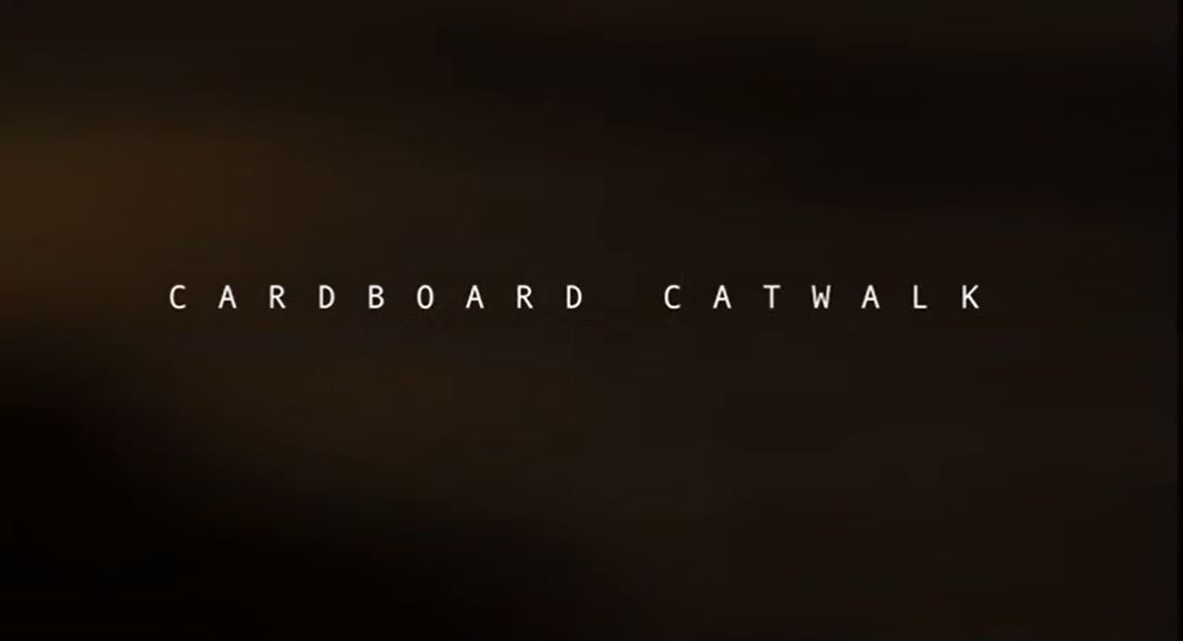 Foundation - Cardboard Catwalk - In Progress 2020 - Manchester School ...
